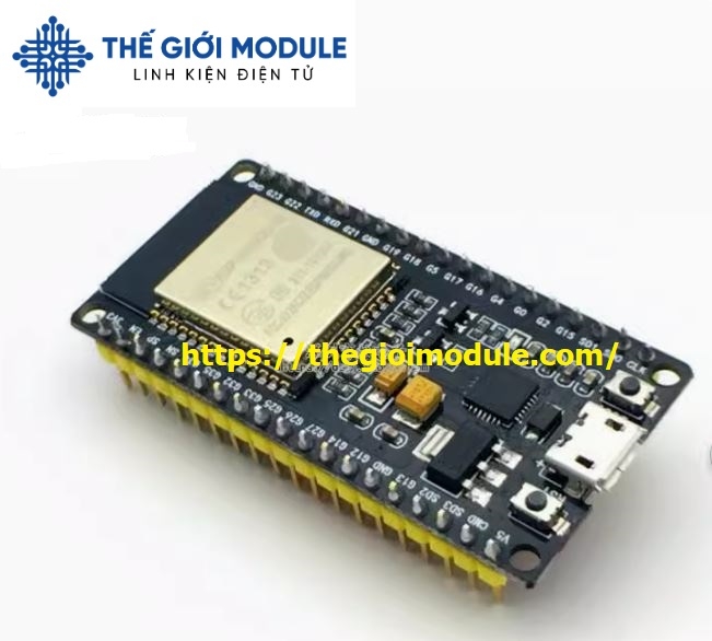 Kít RF thu phát Wifi BLE ESP32 NodeMCU LuaNode32 38 chân | Thế Giới Module