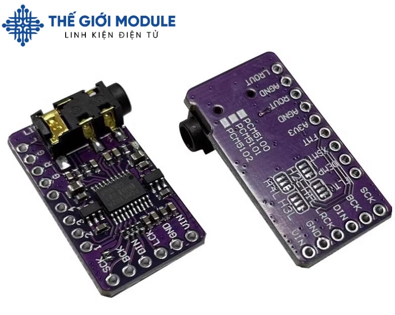 Mạch giải mã âm thanh DAC AUX PCM5102 | Thế Giới Module