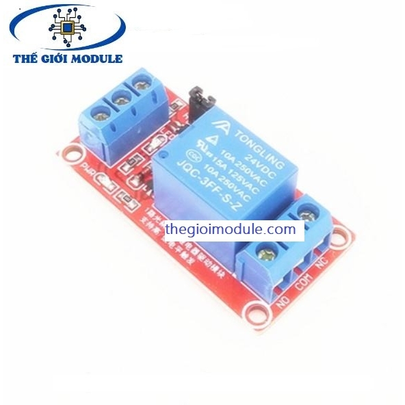 Module 1 relay với opto cách ly 24V | Thế Giới Module