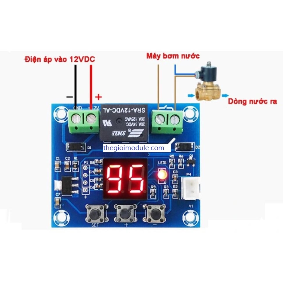 Module điều khiển độ ẩm đất XH-M214 | Thế Giới Module