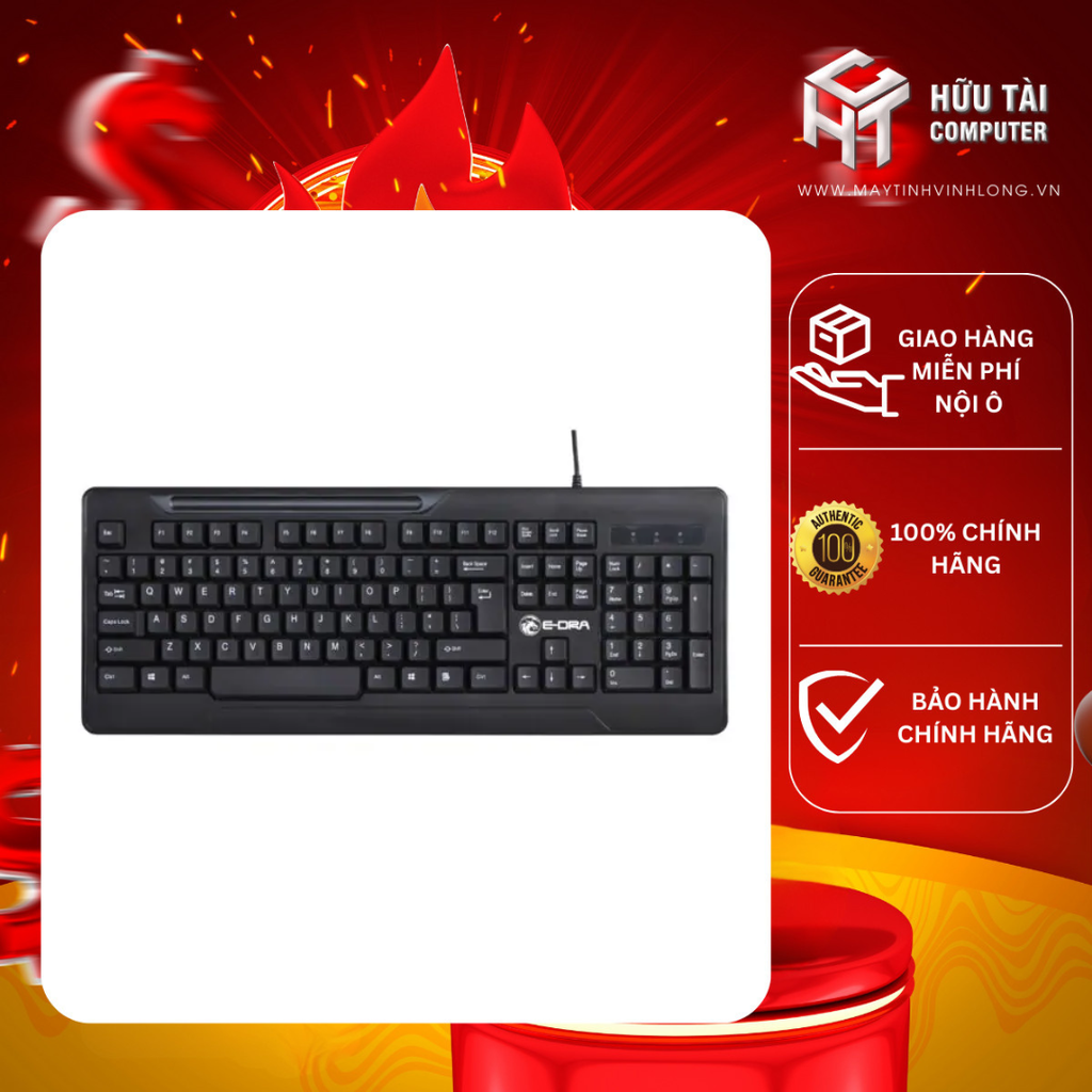Bàn phím văn phòng E-DRA EK501