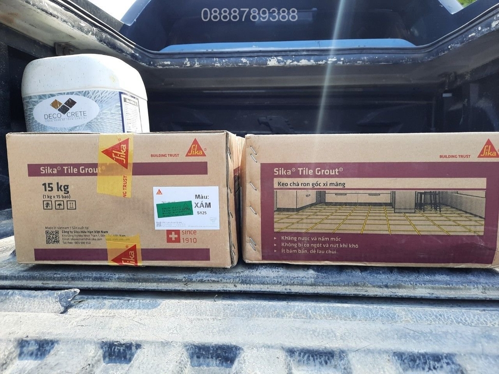 Sika Tilegrout S127 (Trắng) - Keo chà ron gốc Xi măng | Dtlgroup.vn