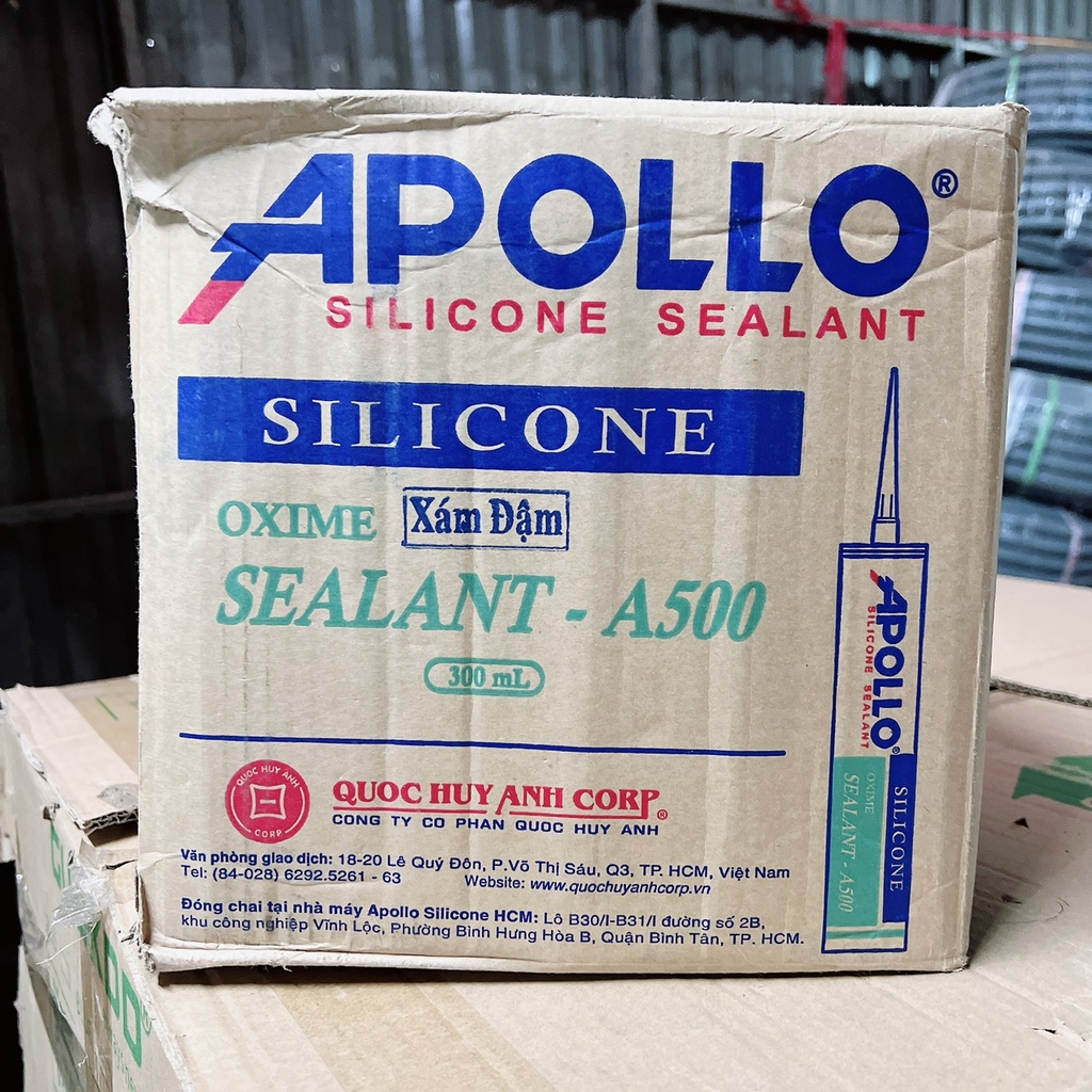 Apollo Silicone Sealant A500 - Silicone trung tính, chai 300ml ...
