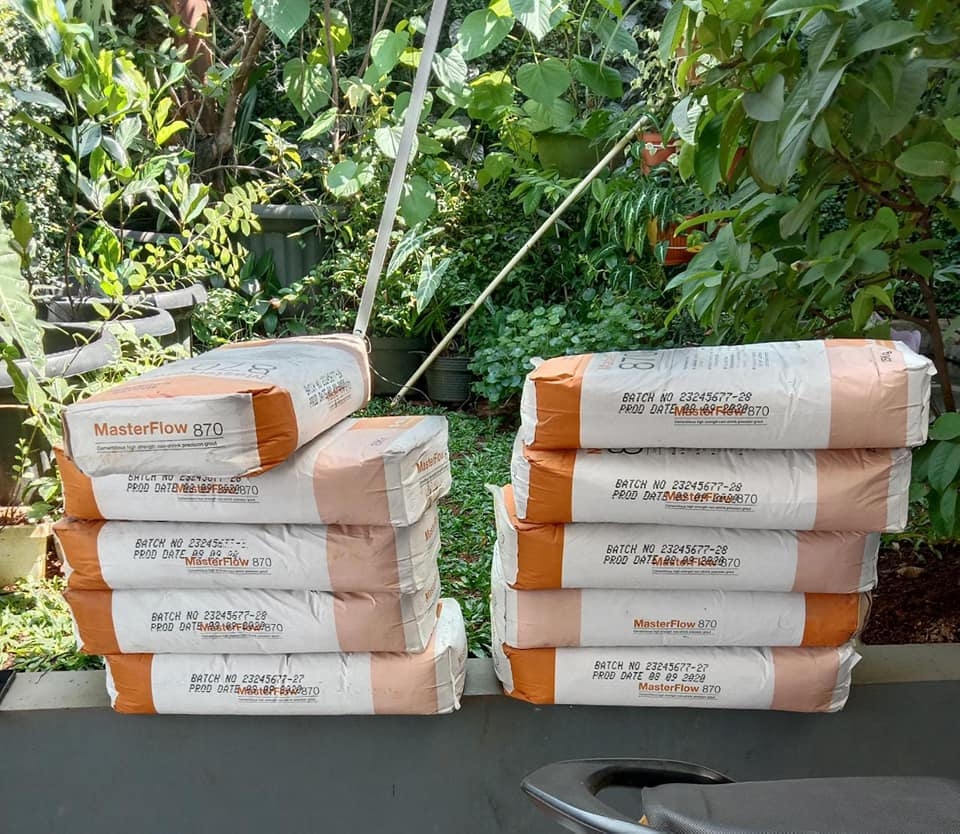 MasterFlow 870 25kg - Vữa tự chảy, vữa rót không có ngót mác 750# | Dtlgroup.vn