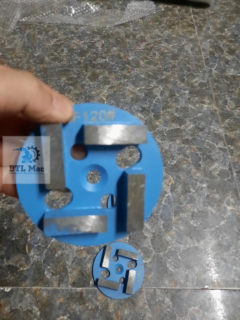 Đĩa mài sàn 4 thanh sắt D100mm SDTL - Đá mài bê tông lắp máy mài công nghiệp | Dtlgroup.vn