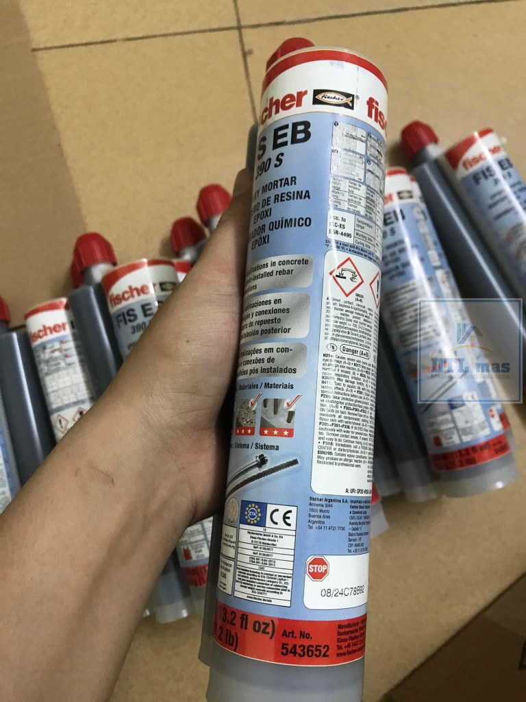 FISCHER FIS EB 390s - Keo Cấy Thép - Bulong Cường Độ Cao | Dtlgroup.vn