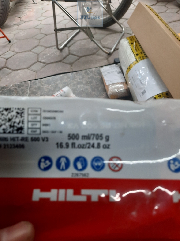 Hilti HIT-RE 500 V3 Tuýp 500ml - Keo khoan cấy chuyên dụng cho khu vực ...