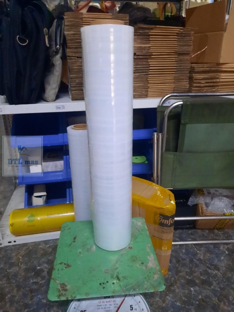 Cuộn Màng PE Bọc Hàng Loại Dày - Khổ 500mm, cuộn 3Kg (Lõi 0.5Kg) | Dtlgroup.vn
