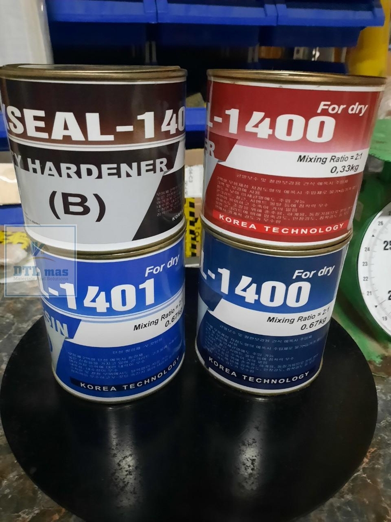 MaxSeal 1400 - Bộ 1kg - Keo Epoxy bơm sửa chữa khe nứt, hàn gắn kết cấu ...