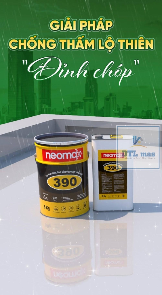 Neomax 390 - Bộ 10kg - Chống thấm gốc Polyurea, 2 thành phần | Dtlgroup.vn