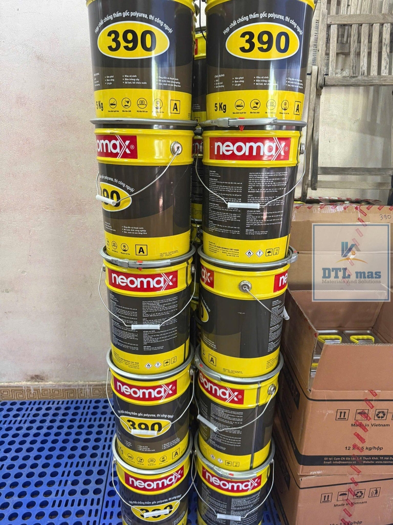 Neomax 390 - Bộ 10kg - Chống thấm gốc Polyurea, 2 thành phần | Dtlgroup.vn