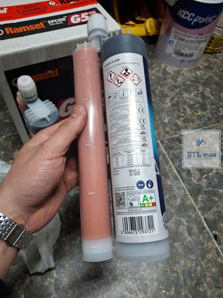 Keo Cấy Thép Rawlplug R-Kex II - Tuýp 600ml | Dtlgroup.vn