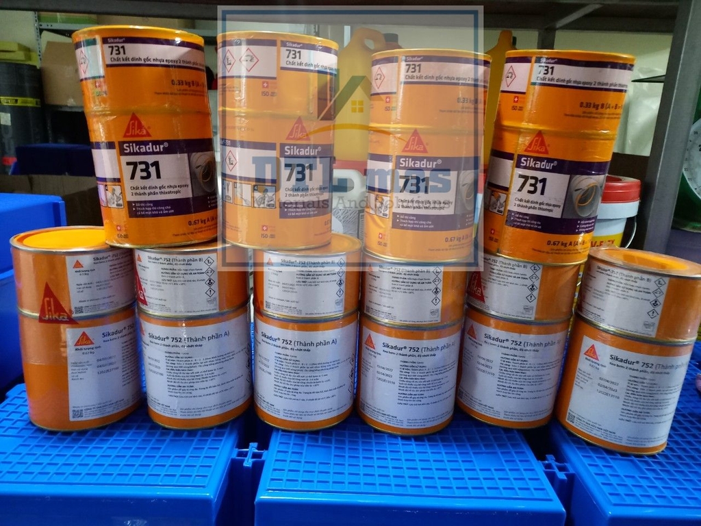 Sikadur 752 Bộ 1Kg - Chống thấm 2 thành phần Epoxy có thể bơm được ...
