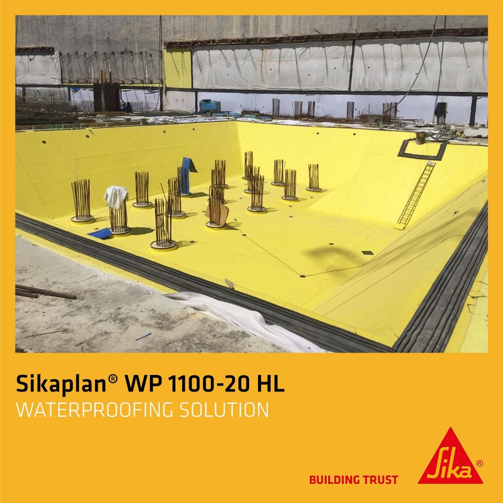 Sikaplan WP 1100-20 HL AP (2x15m) - Màng chống thấm gốc PVC-P cao cấp ...