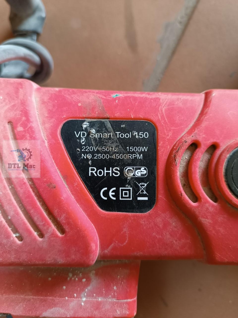 Máy mài XM 150 - Phụ kiện vành chụp bụi | Dtlgroup.vn