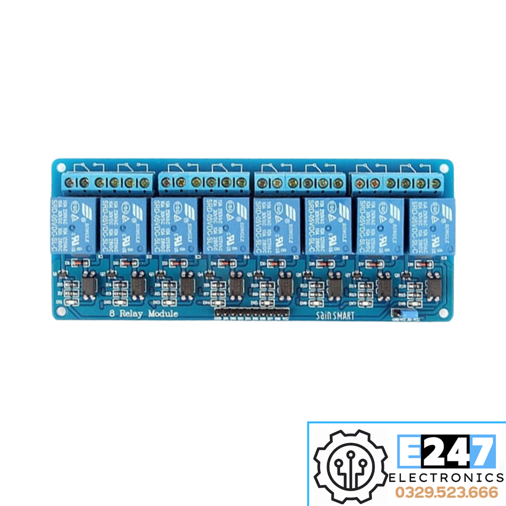 MODULE RELAY 8 KÊNH 5V-220VAC/10A