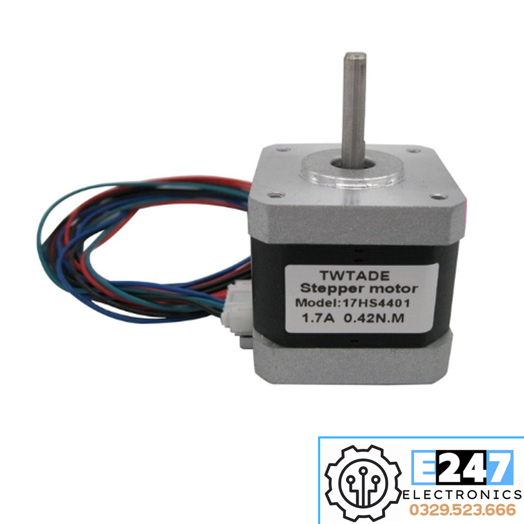 ĐỘNG CƠ BƯỚC NEMA 17 17HS4401 VÀ 17HS4401S