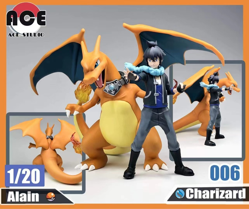 Alain & Charizard Resin [1:20] - ACE Studio | Fig Stuff