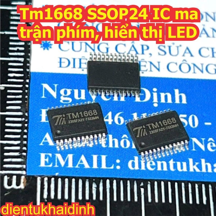 TM1668 TM1722 TM1639 SOP24 SSOP24 IC ma trận phím, hiển thị LED LCD kde0407
