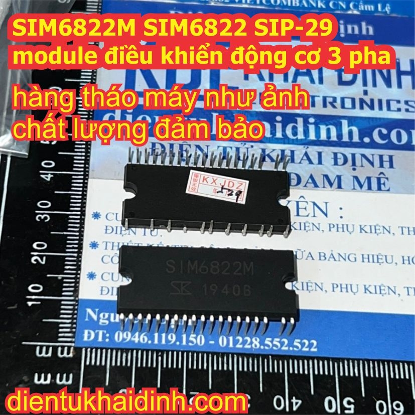 SIM6822M SIM6822 SIP-29 module điều khiển động cơ 3 pha kde2104