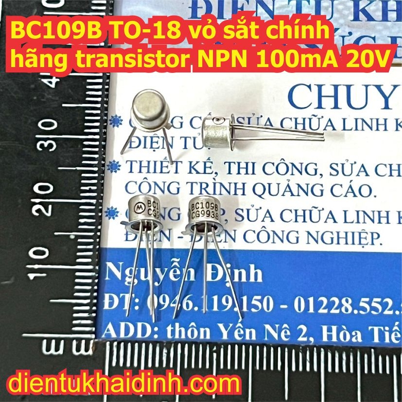 BC109B BC109 BC108B BC108 BC107B BC107 BC177B BC177 TO-18 vỏ sắt chính ...