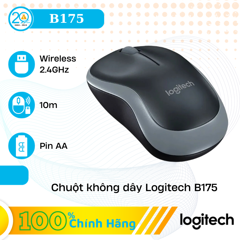 Chuột không dây Logitech B175