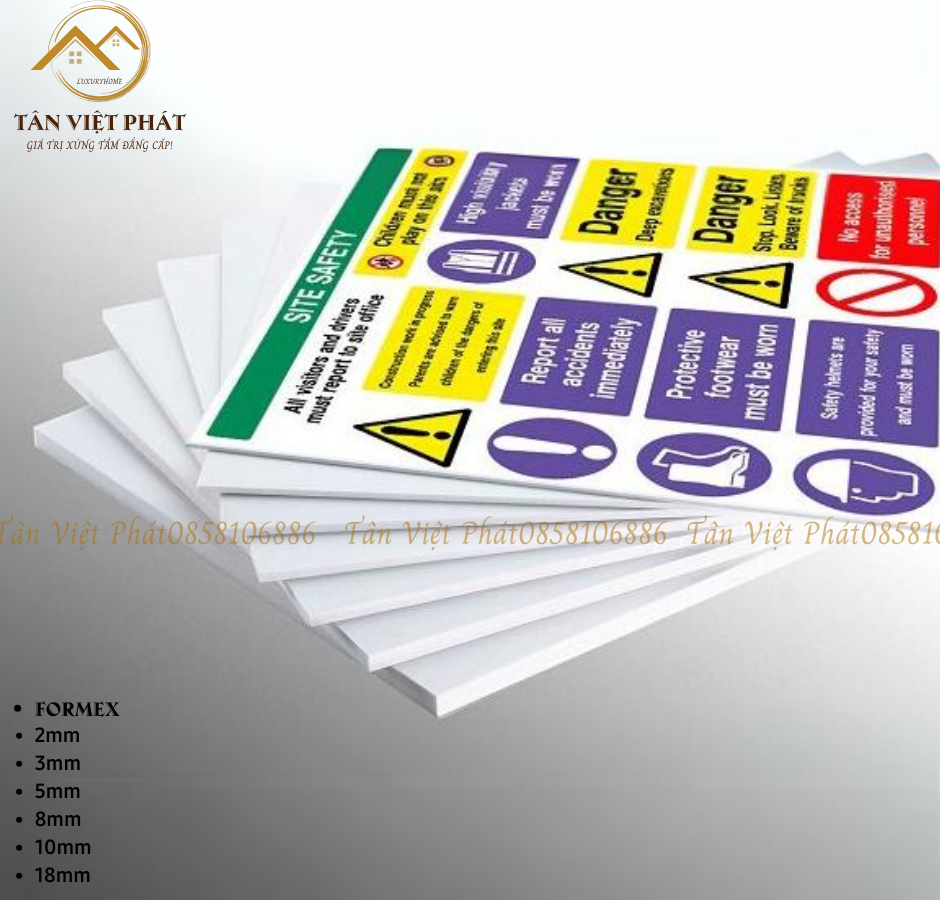 Tấm FORMEX 3mm Tổng kho Tân Việt Phát