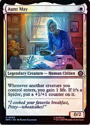 Magic the Gathering - Marvel's Spider-Man - Aunt May FOIL