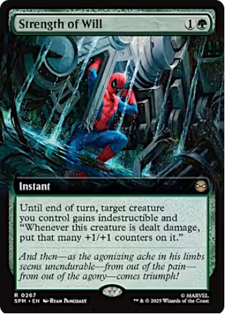 Magic the Gathering - Marvel's Spider-Man - Strength of Will (Extended Art)