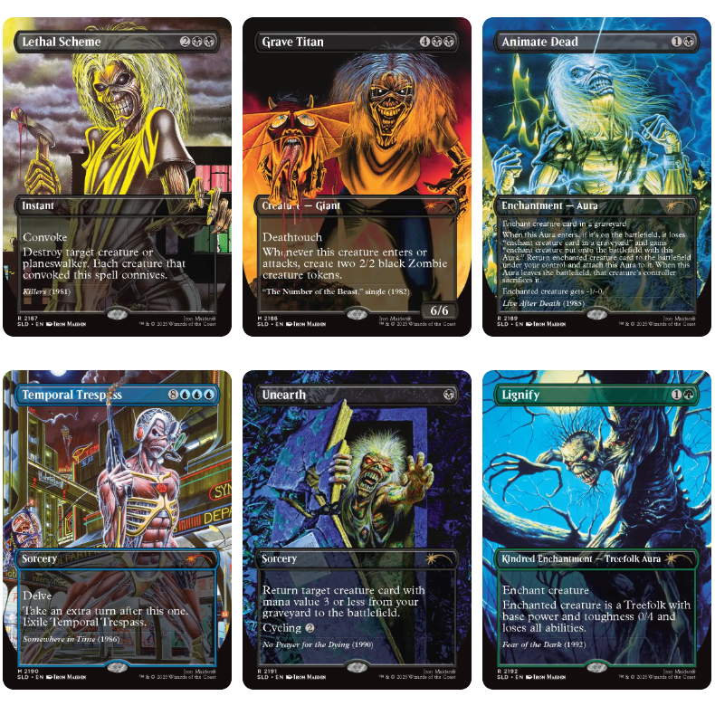 Magic the Gathering - Secret Lair x Iron Maiden: Album Art