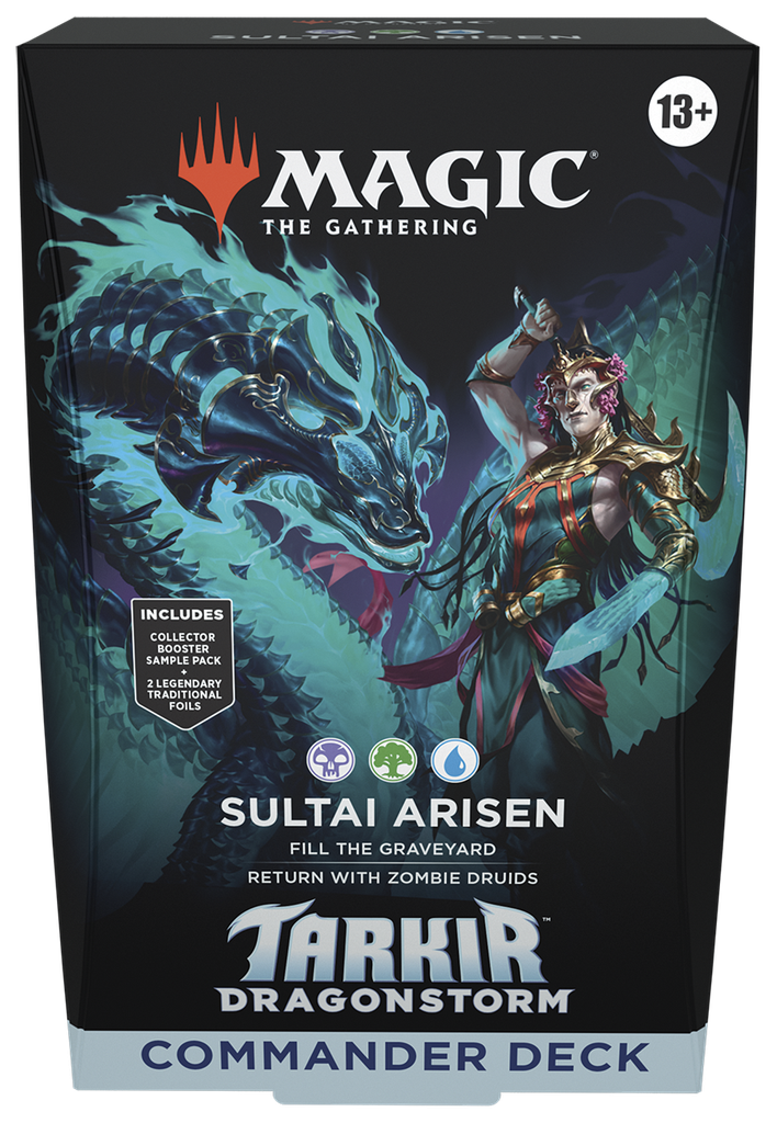 Magic: The Gathering - Tarkir: Dragonstorm - Commander Deck - Sultai Arisen (Black, Green, Blue)