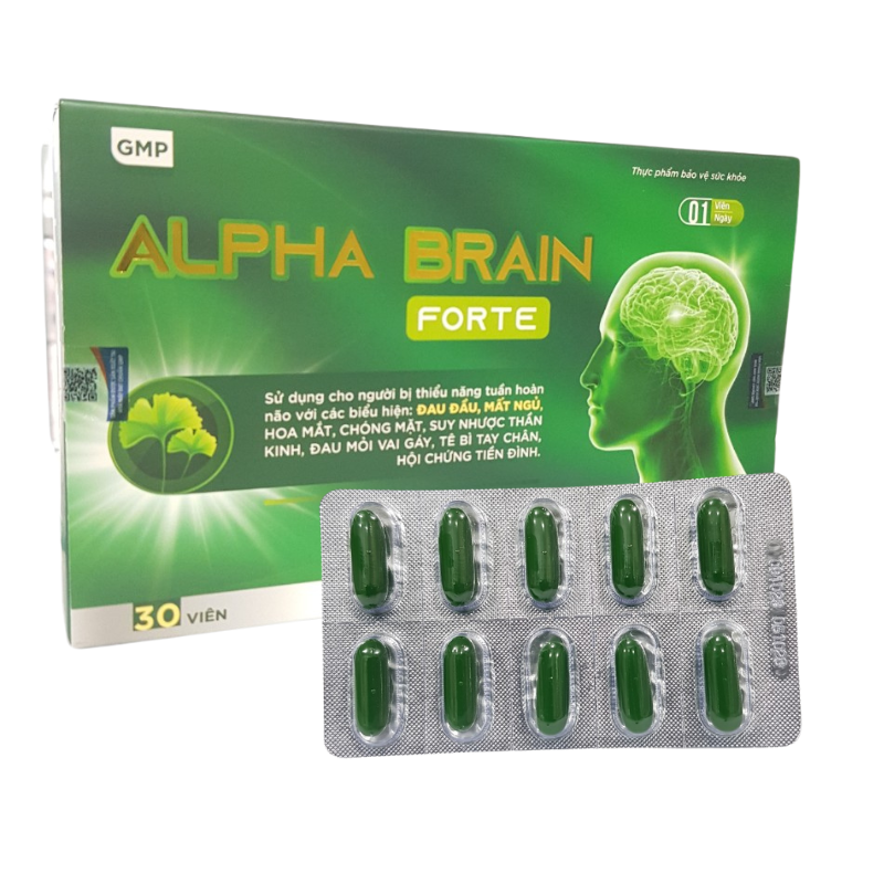 Alpha Brain Forte hoạt huyết tiền đình