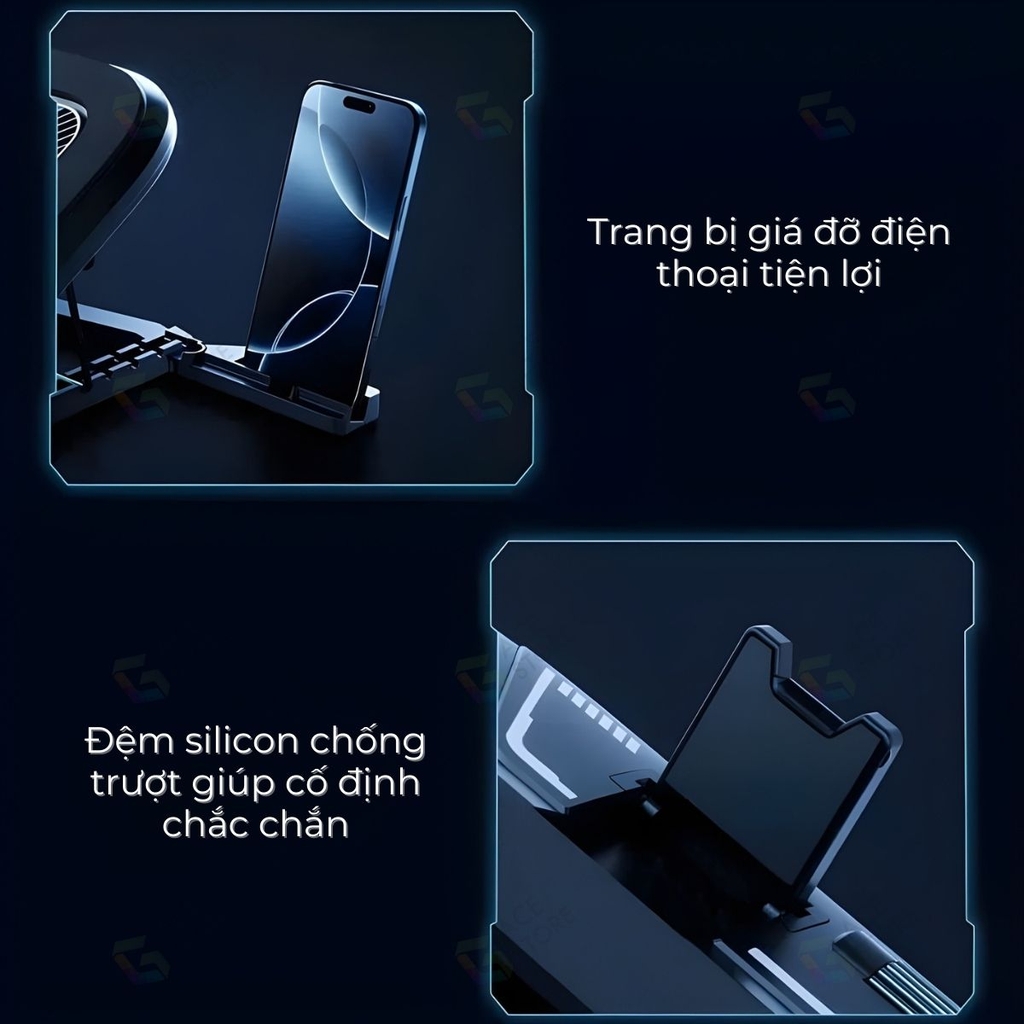 [Có sẵn] Quạt tản nhiệt gaming C36Z – Công nghệ làm mát Dual Core - LED ...