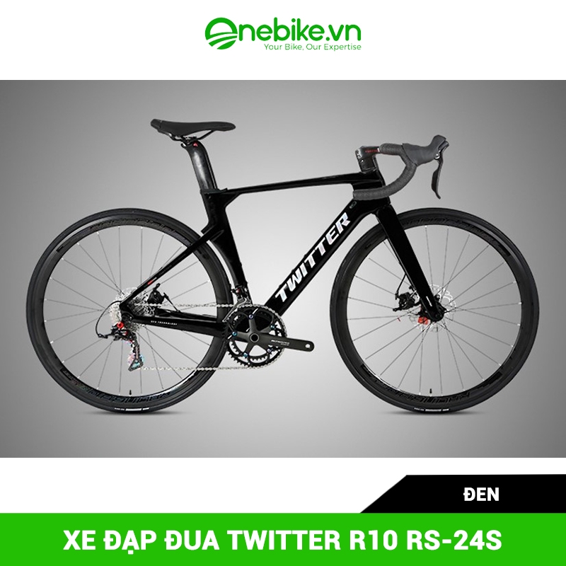 Xe đạp đua TWITTER R10 RS-24S full hydr D- Ghi đông carbon