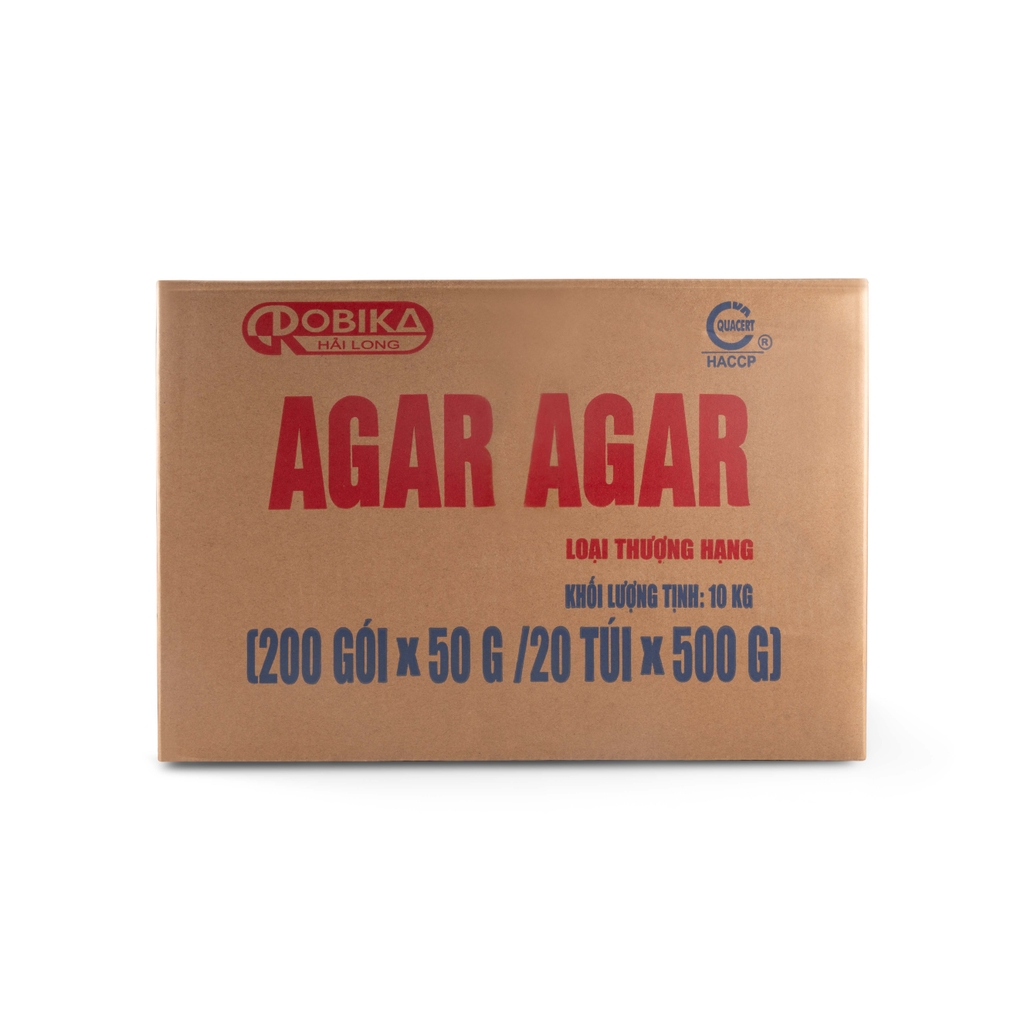Bột rau câu Agar Agar Robika Hải Long loại 50 gram