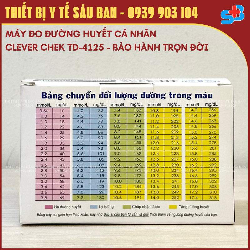 Clever Chek TD-4125 - Máy Đo Đường Huyết Cá Nhân Công - Bảo Hành Trọn ...