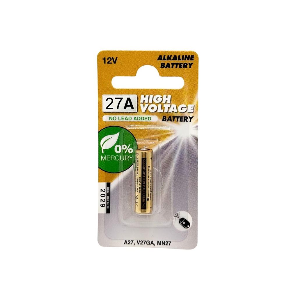 Pin A27 GP 12V bằng Alkaline GN27AF-2NL