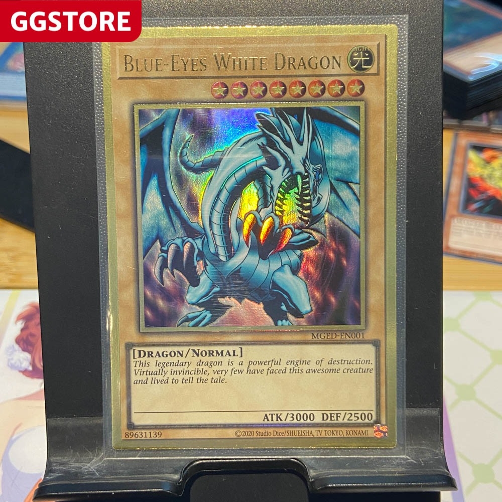[ Bài Yugioh Chính Hãng ] Blue-Eyes White Dragon - MGED-EN001 - Premium ...