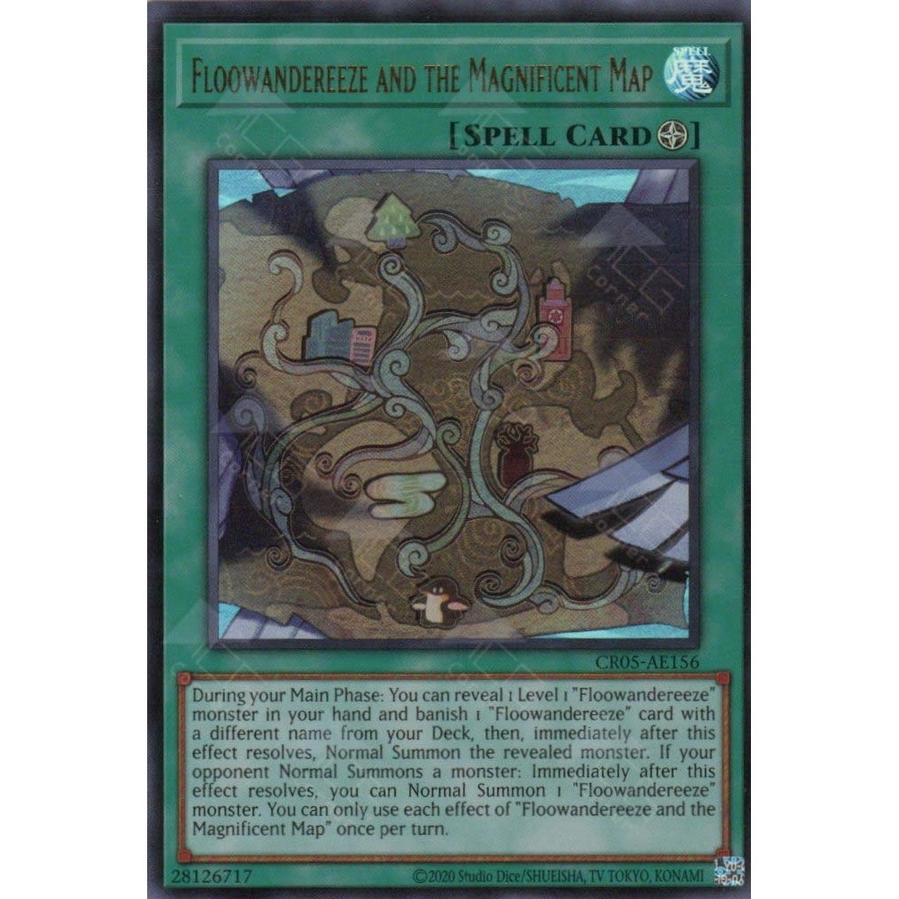 [ Bài Yugioh Chính Hãng ] CR05-AE156 Floowandereeze and the Magnificent ...