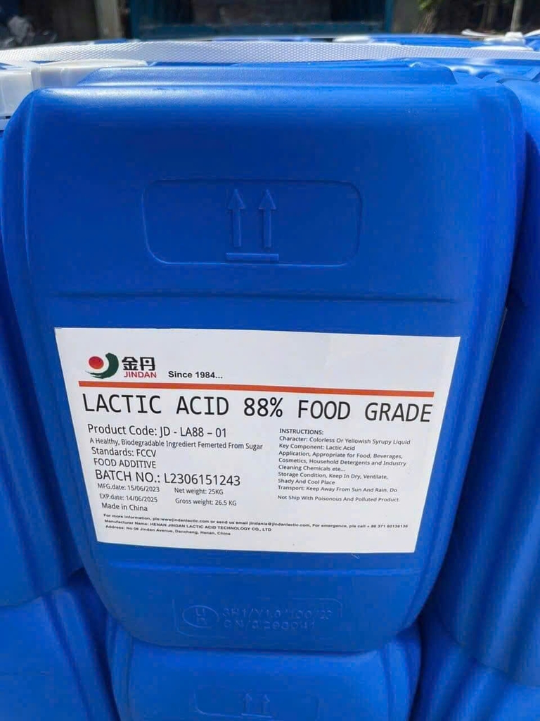 BÁN LACTIC ACID FOOD GRADE-