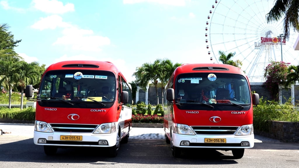 Xe Thaco County 29 chỗ dòng xe chất lượng cao của Phan Văn Travel