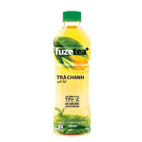 FUZE TEA LEMONGRASS chai nhựa 450ml | 30Day Complex Zone
