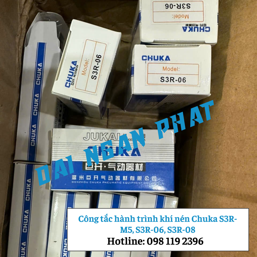 Công tắc hành trình khí nén Chuka S3R-M5, S3R-06, S3R-08