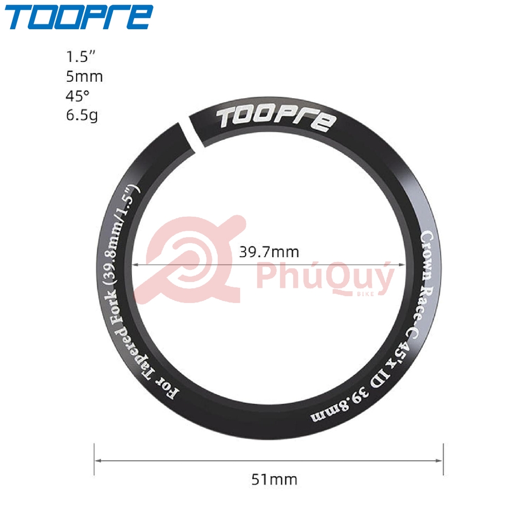 Vòng Adapter Chén Cổ Nhôm TOOPRE