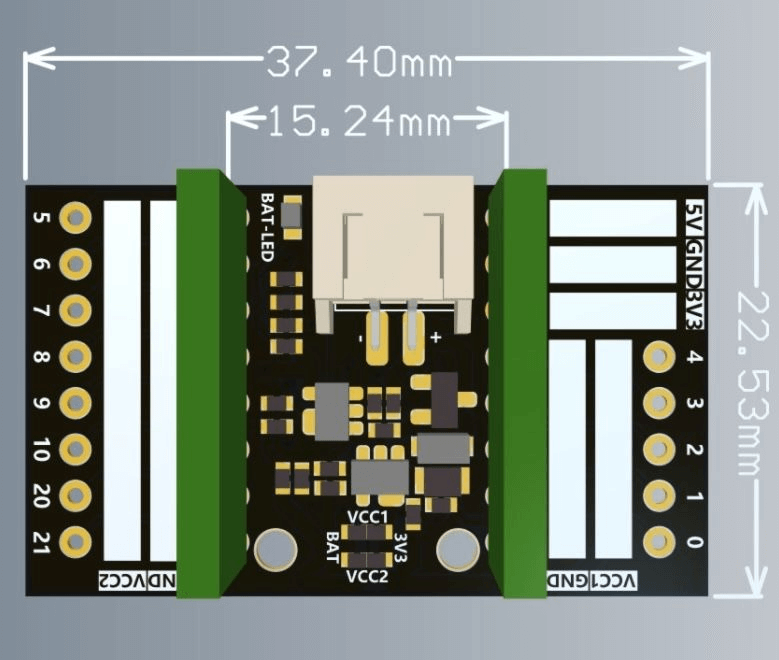 Mạch Esp32 C3 Super Mini Expansion Board Nologo