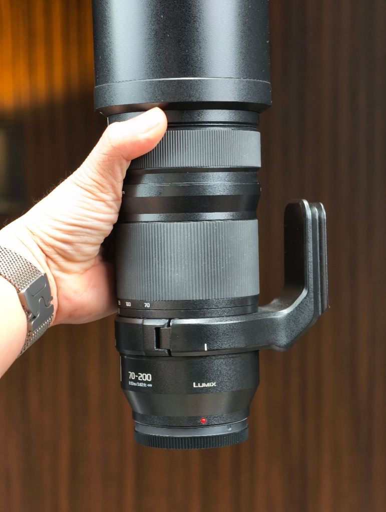 Panasonic Lumix S PRO 70-200mm f/4 O.I.S. Lens cũ đẹp cap hood zin
