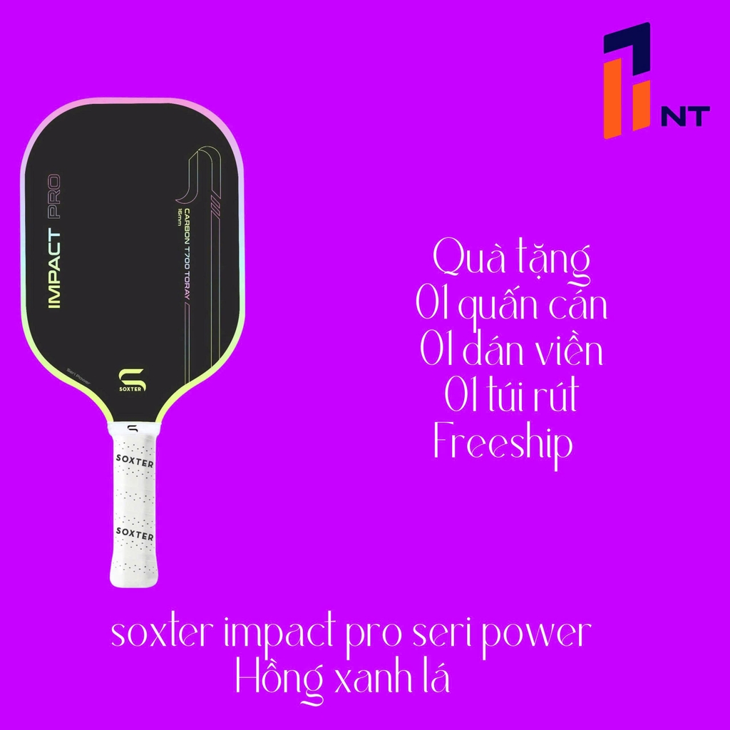 Vợt Pickleball Soxter Impact Pro Seri Power Bản Cải Tiến