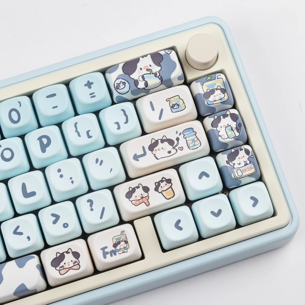 [In-stock] Keycap MOA Bò Sữa PBT Dyesub