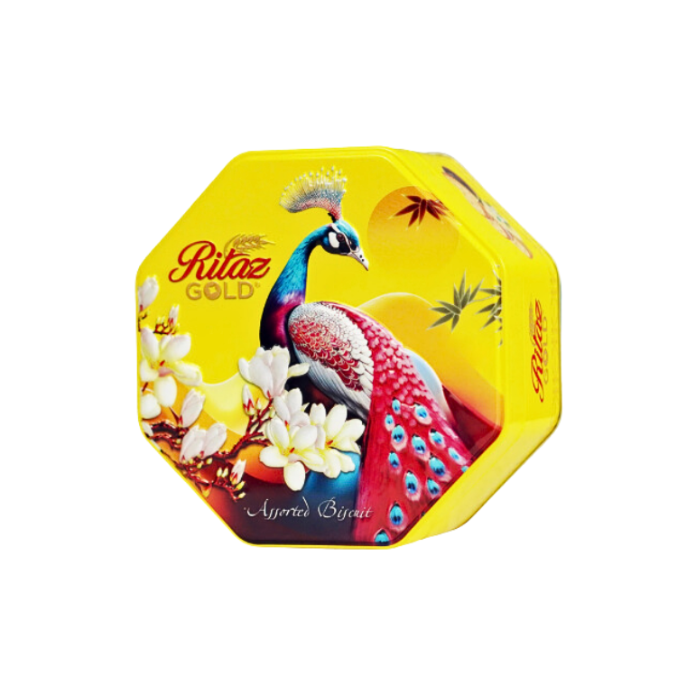 Bánh Quy Ritaz Gold Thập Cẩm - Hộp Bát Giác 75Gram | phuhoafresh.com