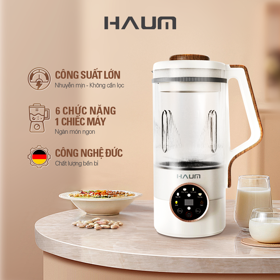 Máy nấu sữa hạt HAUM 6 trong 1